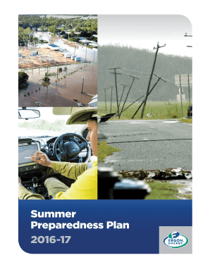 Fillable Online Summer Preparedness Plan - Ergon Energy Fax Email Print ...