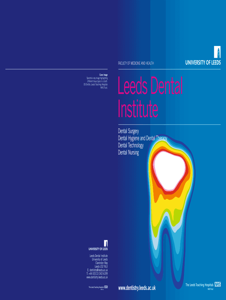 Fillable Online Leeds Dental Institute B Fax Email Print PdfFiller fillable-online-leeds-dental-institute-b-fax-email-print-pdffiller