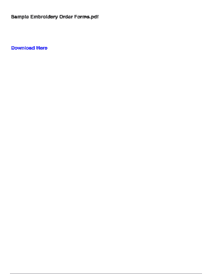 Fillable Online Sample Embroidery Order Forms - pdfslibmanual.com Fax ...