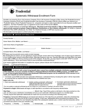 Prudential Withdrawal Form - Fill Online, Printable, Fillable, Blank ...