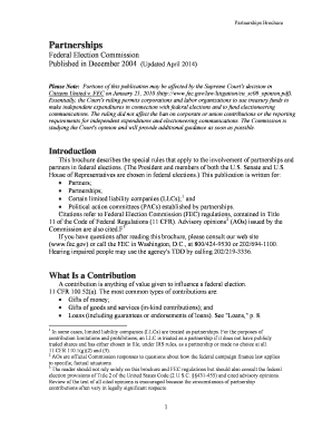 Fillable Online Partnerships Brochure Fax Email Print - pdfFiller