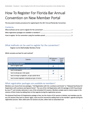 Fillable Online How to Register for Florida Bar Annual Convention Fax ...