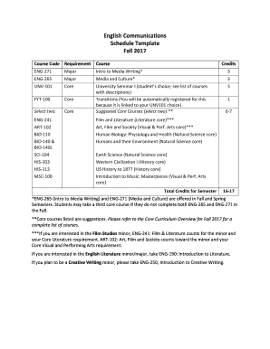 Fillable Online Schedule Template Fax Email Print - pdfFiller