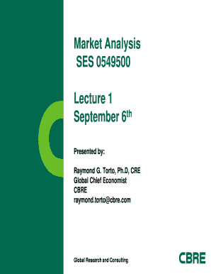 Fillable Online CBRE PowerPoint Presentation Template Fax Email Print ...