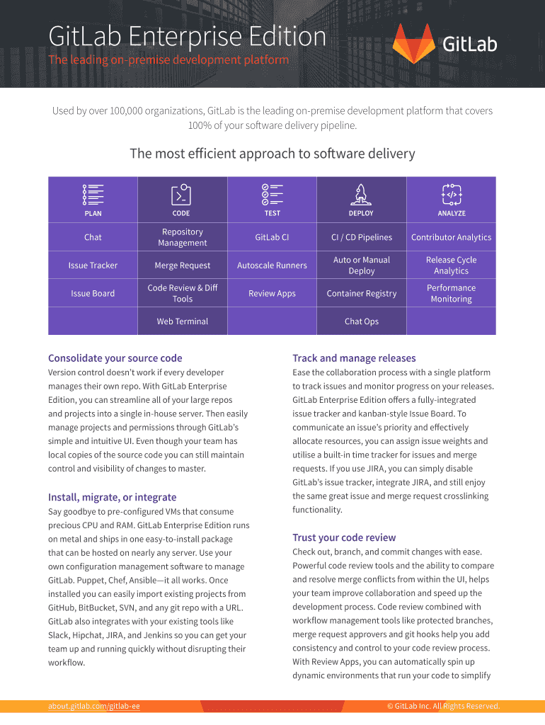 Fillable Online Gitlab Enterprise Edition Fax Email Print Pdffiller