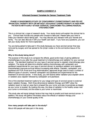 Fillable Online SAMPLE CONSENT A Informed Consent Template for ...