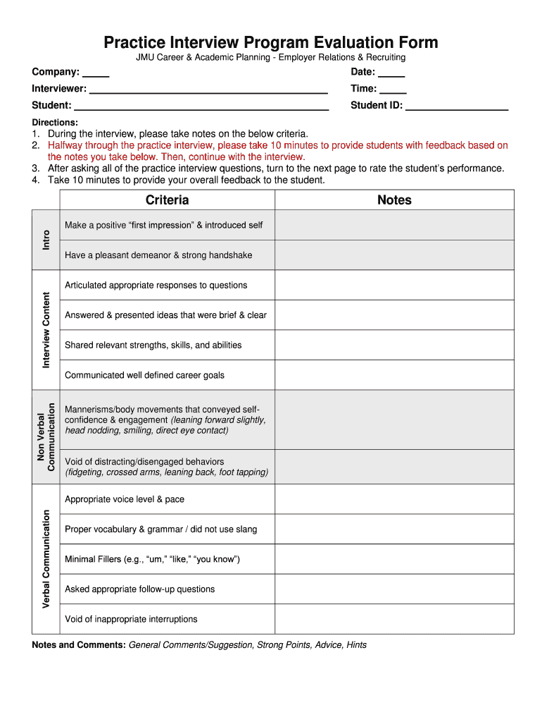 Fillable Online James Madison University - Resumes and Cover Letters ...