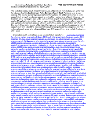 Fillable Online saps affidavit forms Fax Email Print - pdfFiller