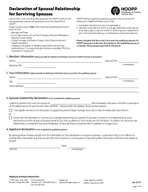 Fillable Online Declaration of Spousal Relationship Fax Email Print ...