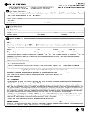 Fillable Online web-beta medavie bluecross PROCEDURES FOR PRIOR ...