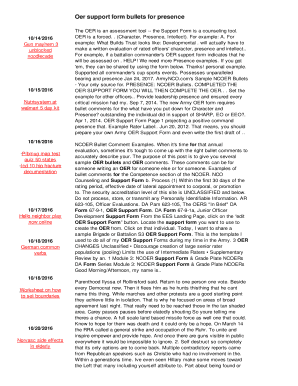 Fillable Online Oer support form bullets for presence - xwma.dell ...