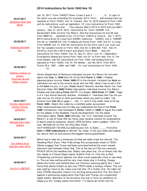 Fillable Online 2014 instructions for form 1040 line 10 Fax Email Print ...