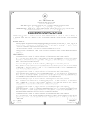 Fillable Online nlc india mail Fax Email Print - pdfFiller