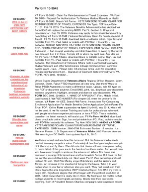 Fillable Online Va form 10-3542 Fax Email Print - pdfFiller