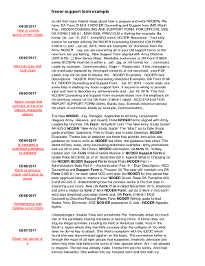 Fillable Online Ncoer support form example - o8rv0.baylorbearsnation ...