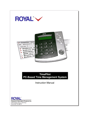 Fillable Online PC-Based Time Management System Fax Email Print - pdfFiller