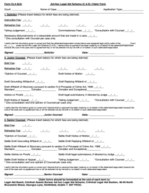 Fillable Online Form CLA 8(A) Fax Email Print - pdfFiller