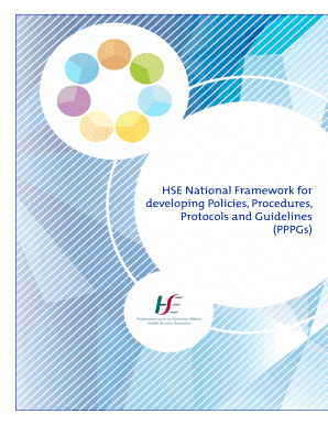 Fillable Online HSE National Framework for developing Policies, Procedures ... Fax Email Print ...