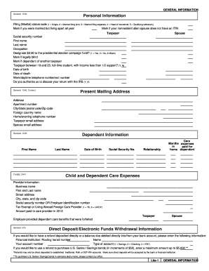 Fillable Online General: 1040 Fax Email Print - pdfFiller