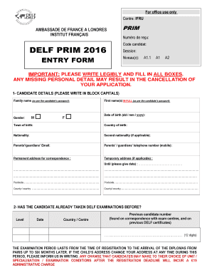 Fillable Online IMPORTANT: PLEASE WRITE LEGIBLY AND FILL IN Fax Email ...