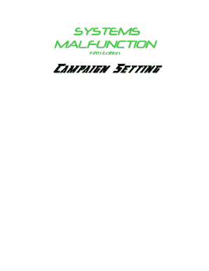 Fillable Online MALFUNCTION Fax Email Print - pdfFiller