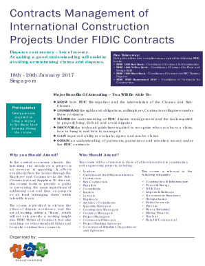Fillable Online 601 Contracts Management of International Construction ...