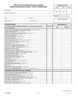 Fillable Online EMPLOYEE SERVICES DIVISION SUPPLY ORDER FORM Fax Email ...
