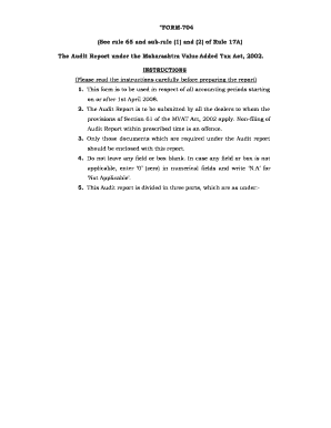 Fillable Online 1 FORM 704 PART-I & II - Webtel Fax Email Print - pdfFiller