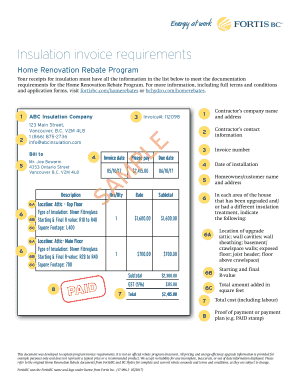 Fillable Online Home Renovation Rebate Program Fax Email Print - pdfFiller