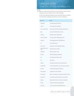 62+ Free Editable Risk Checklist Templates in MS Word [DOC] | pdfFiller