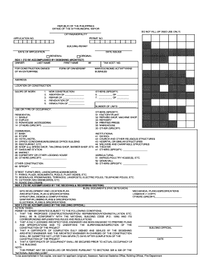 Fillable Online building permit form.pdf - Philippine Statistics ...