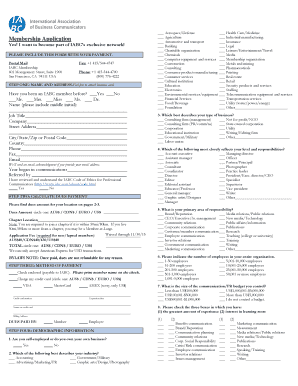 Fillable Online Membership Application Yes No Yes No Fax Email Print ...