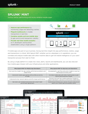 Fillable Online SPLUNK MINT Fax Email Print - pdfFiller