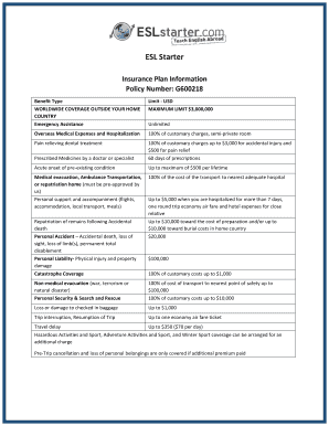 Fillable Online ESL Starter Fax Email Print - pdfFiller