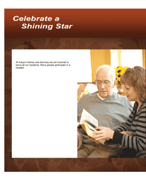 Fillable Online Shining Star program brochure.pub - Auburn Homes Fax ...