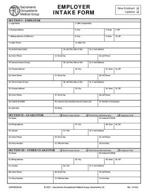 Fillable Online Intake Form Rev 17-01A.docx Fax Email Print - pdfFiller