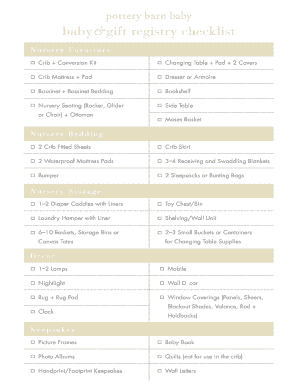 60+ Free Editable Registry Checklist Templates in MS Word [DOC] | pdfFiller