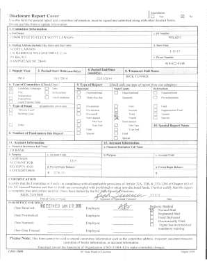 Fillable Online Use this form for general report and committee Fax Email Print - pdfFiller