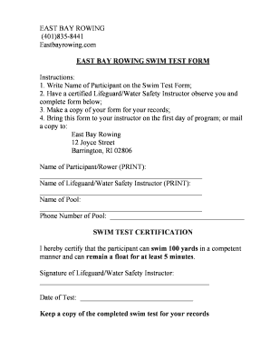 Fillable Online EAST BAY ROWING Fax Email Print - pdfFiller