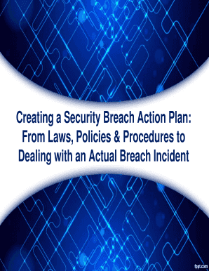 Fillable Online Creating a Security Breach Action Plan: Fax Email Print ...
