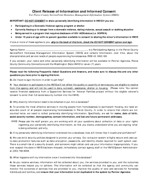 Fillable Online Client Release of Information and Informed Consent Fax ...