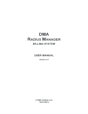Fillable Online aacable rdo RADIUS MANAGER Fax Email Print - pdfFiller