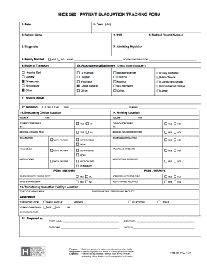 Fillable Online hics 260 Fax Email Print - pdfFiller
