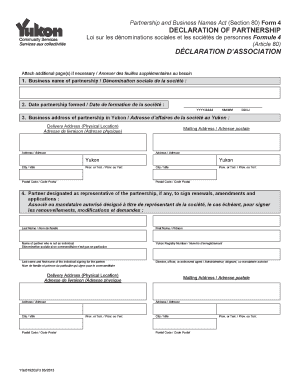 Fillable Online Partnership and Business Names Act (Section 80) Form 4 Fax Email Print - pdfFiller