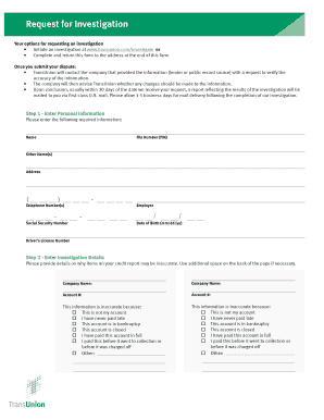 Fillable Online Your options for requesting an investigation Fax Email ...