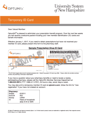 Fillable Online OptumRx is pleased to administer your prescription ...