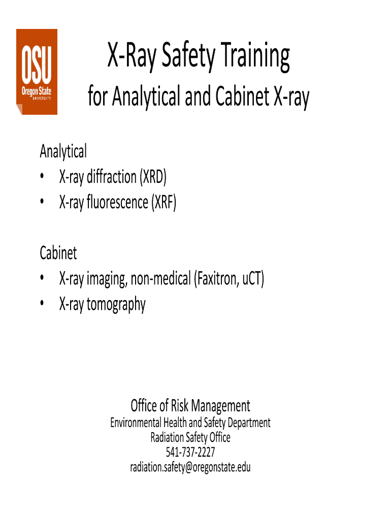 Fillable Online for Analytical and Cabinet X-ray Fax Email Print - pdfFiller