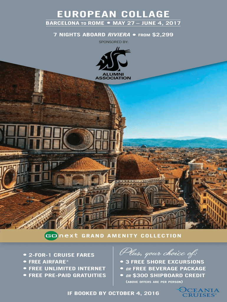 Fillable Online EUROPEAN COLLAGE Fax Email Print - pdfFiller