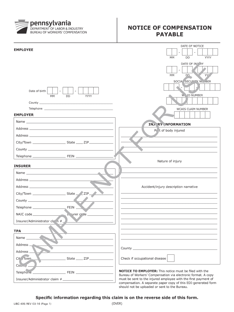 Fillable Online WC ID NUMBER Fax Email Print - pdfFiller