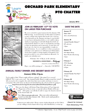 Fillable Online PTO Board Members: Fax Email Print - pdfFiller